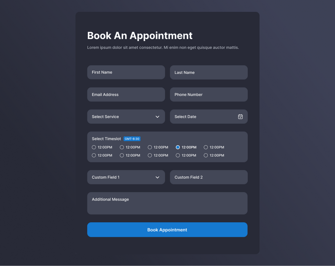 FlowBookings - No-Code Webflow Booking System